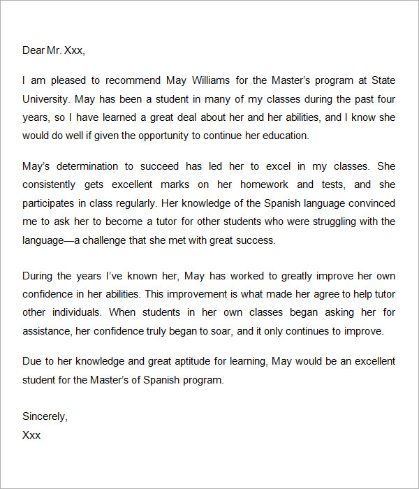 Letters Of Recommendation For Graduate School 15 Download Free Documents In PDF Word