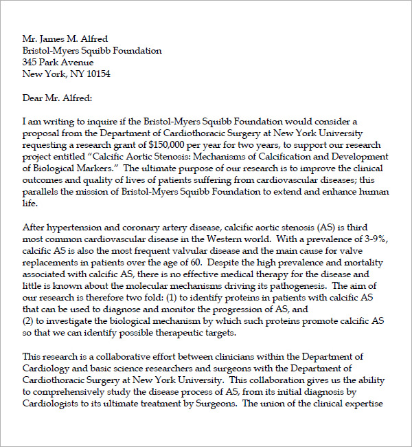 8 Proposal Letters Download Free Documents In PDF Word Doc 