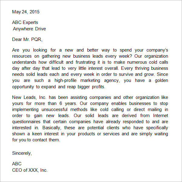Business Proposal Letter 16 Download Free Documents In PDF Word