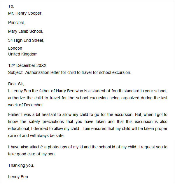 Authorization Letter 9 Free Doc Download