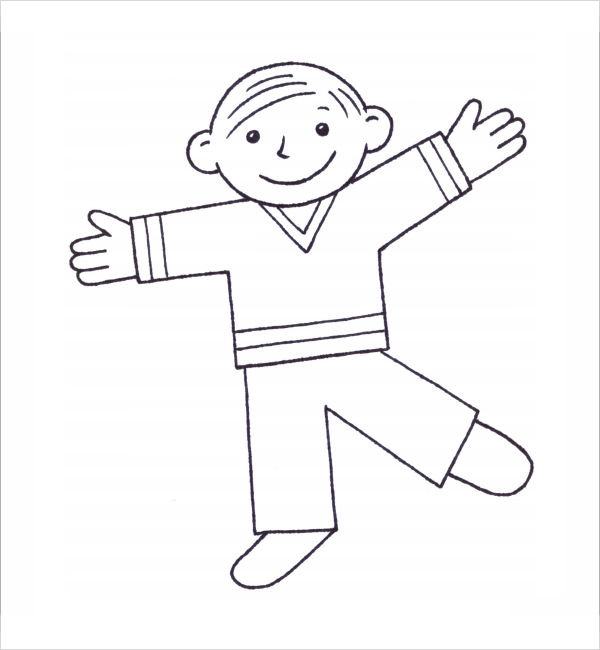 Flat Stanley Template 8 Free PDF Download Sample Templates