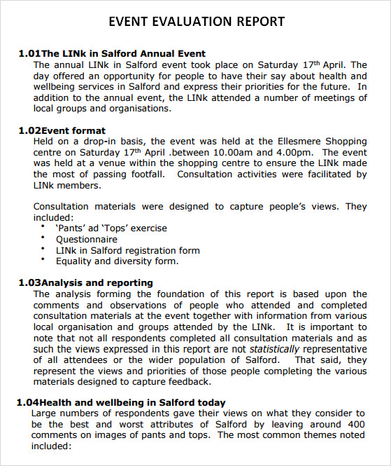 Event Evaluation Form 7 Free Download For Word PDF