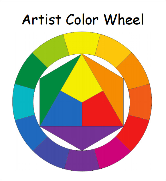 Color Wheel Chart 7 Free Download For PDF