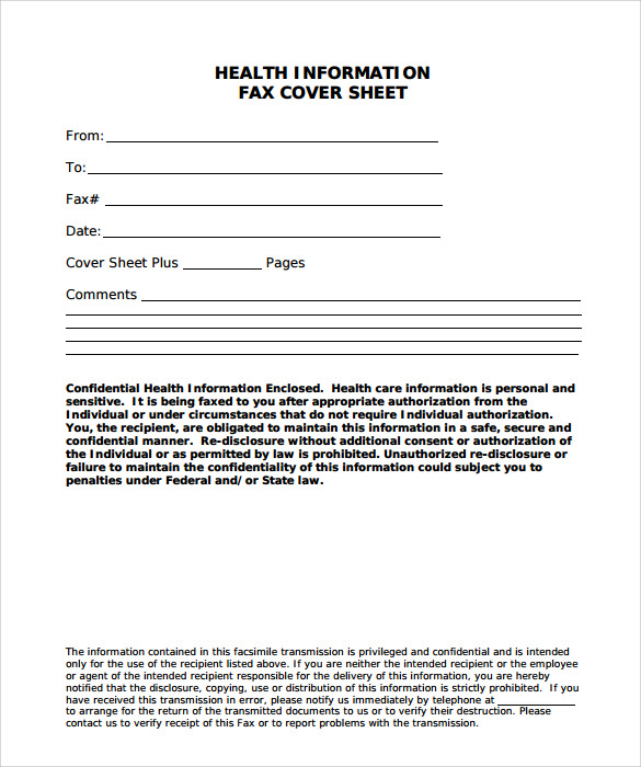 Fax Cover Letter For Resume What Information Do You Place On A Fax Cover Sheet For A