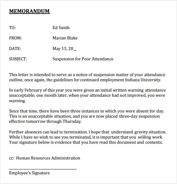 11 Formal Memorandum Templates Free Sample Example Format