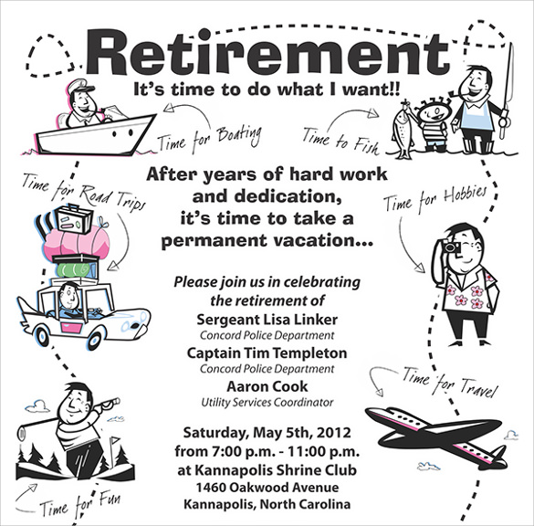Retirement Party Flyer Template 9 Download Documents In PDF PSD 