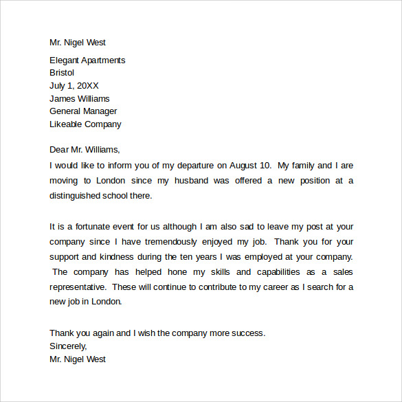 Sample Farewell Letters To Coworkers 12 Documents In Word PDF