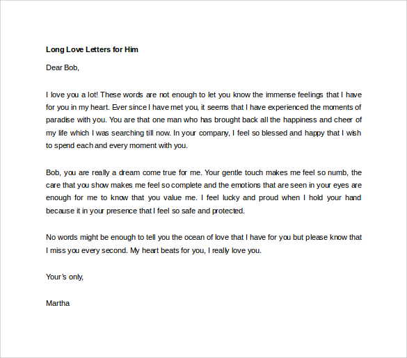 FREE 15 Samples Of Love Letters To Boyfriend In MS Word FREE 15 Samples Of Love Letters To Boyfriend In MS Word