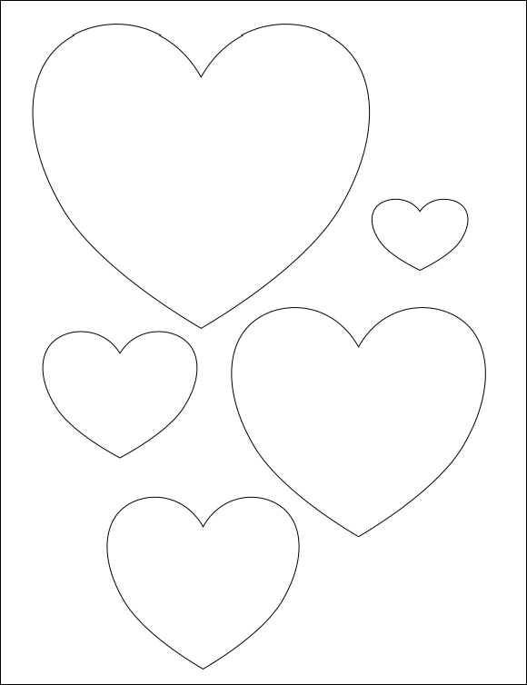 Obsessed Free Printable Heart Templates Mason Website