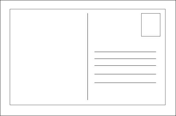 FREE 18 Printable Postcard Templates In PSD PDF MS Word