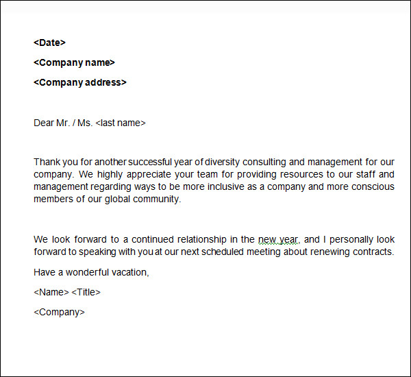 FREE 7 Sample Business Thank You Letter Templates In MS Word PDF