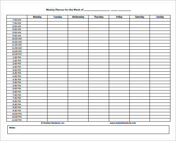 FREE 24 Printable Daily Schedule Templates In PDF Google Docs 
