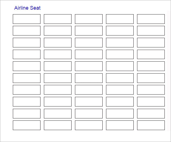 FREE 20 Printable Seating Chart Templates In Illustrator InDesign 