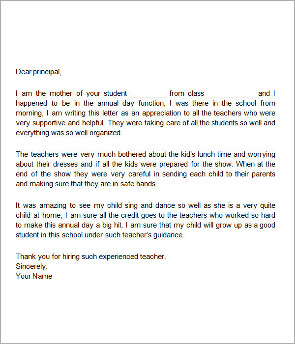 FREE 31 Sample Thank You Letters For Appreciation In PDF Google Docs 