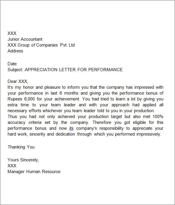 FREE 31 Sample Thank You Letters For Appreciation In PDF Google Docs
