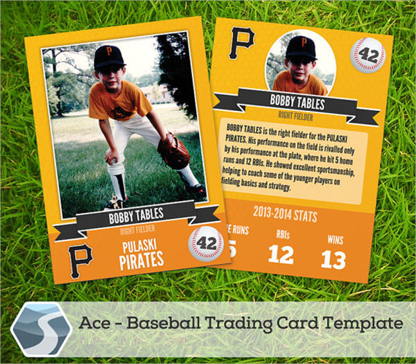 Superhero Trading Card Template