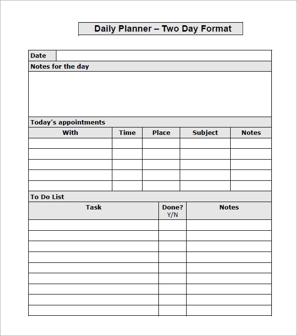 FREE 16 Sample To Do List Templates In MS Word Excel PDF