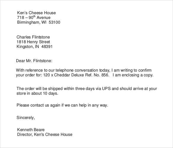 FREE 42 Sample Formal Business Letters Formats In MS Word PDF