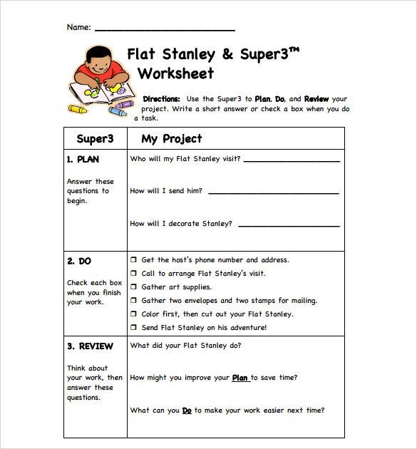 9 Flat Stanley Templates PDF DOC Sample Templates
