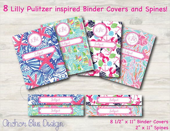 FREE 5 Sample Binder Cover Templates In PDF PSD EPS