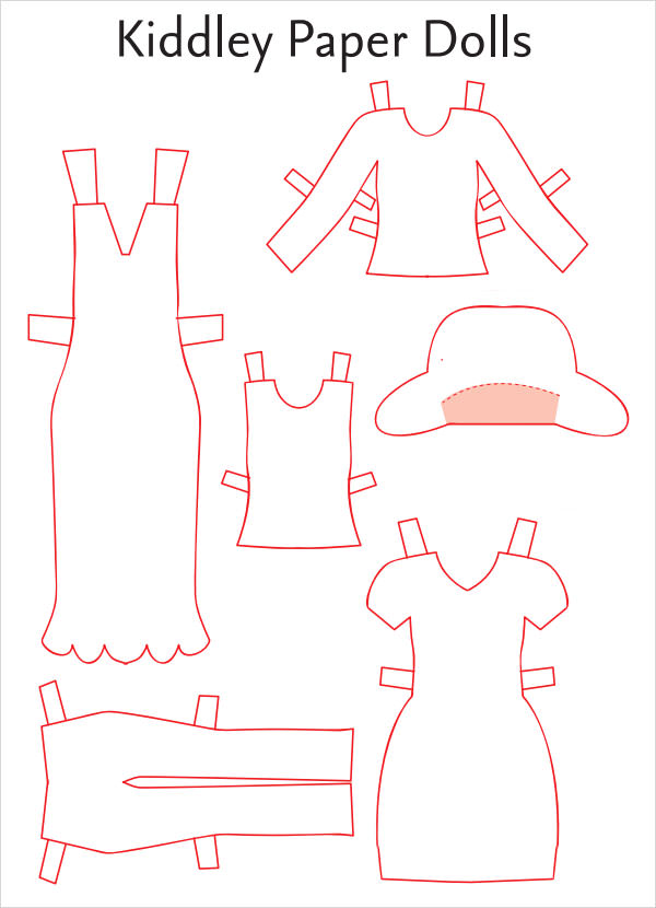 Printable Paper Doll Clothes Patterns Free