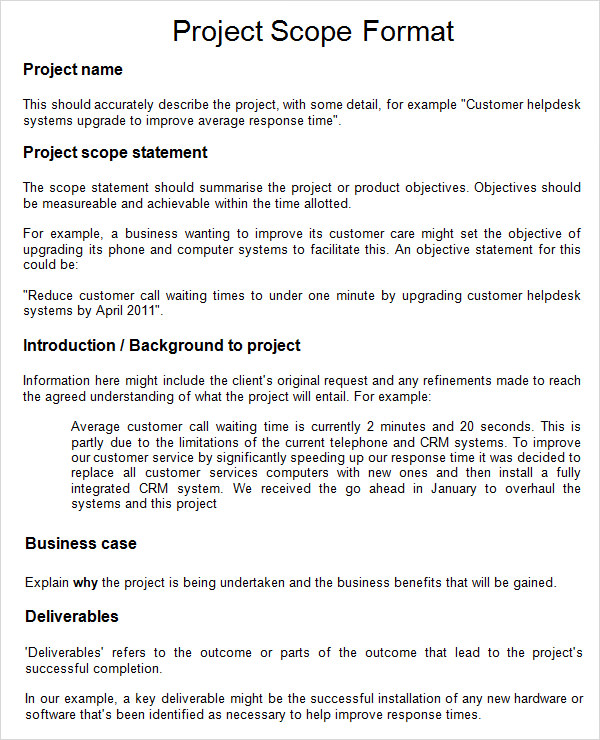 Project Scope Letter Hot Sex Picture