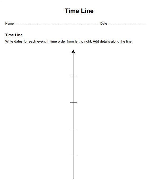 FREE 7 Blank Timeline Templates In PDF MS Word Google Docs