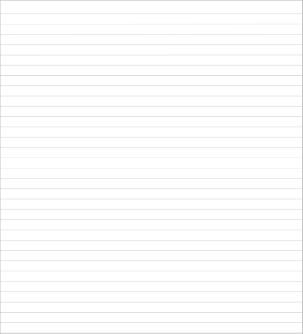 FREE 9 Sample College Ruled Paper Templates In PDF MS Word