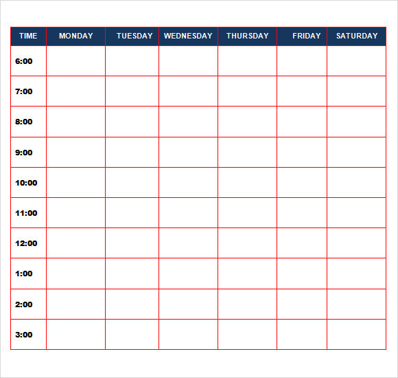FREE 12 Sample Daily Calendar Templates In PDF MS Word Google Docs 