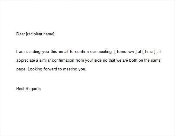 FREE 10 Confirmation Email Samples In PDF MS Word PSD