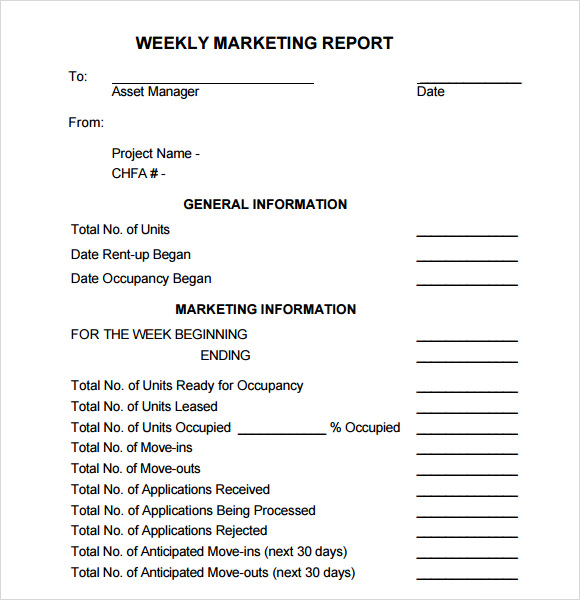 FREE 19 Sample Marketing Report Templates In Google Docs MS Word 