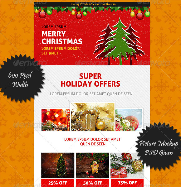 FREE 13 Sample Holiday Newsletters In PSD EPS HTML