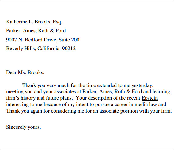FREE 10 Sample Follow Up Email After Interview In PDF MS Word