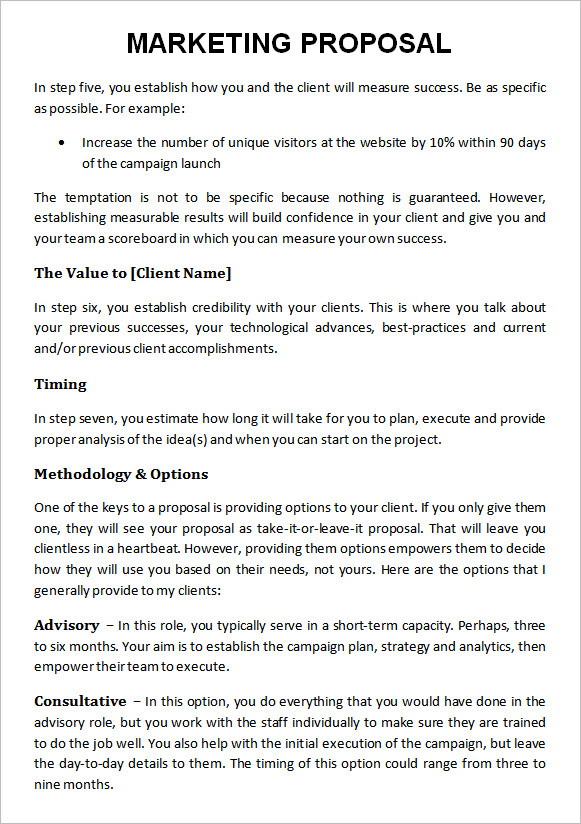 Business Proposal Presentation Script