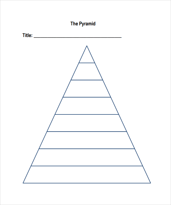 Free Editable Pyramid Template