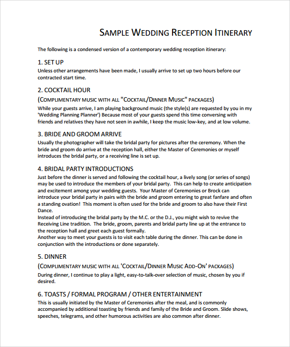 13 Sample Wedding Weekend Itinerary Templates Sample Templates 13 Sample Wedding Weekend Itinerary Templates Sample Templates