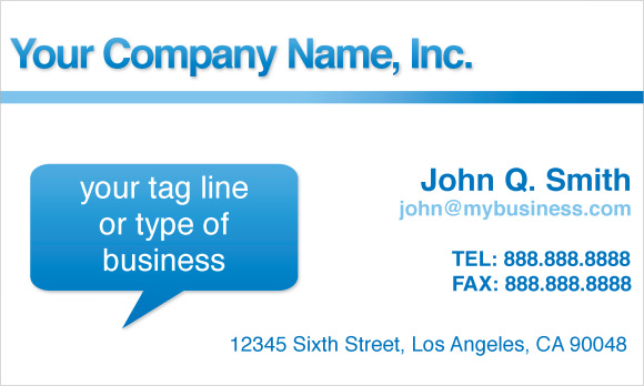 FREE 6 Sample Blank Business Card Templates In PSD PDF Vector EPS AI