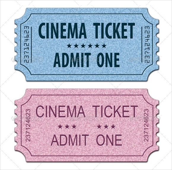 FREE 32 Sample Amazing Movie Ticket Templates In AI InDesign MS 