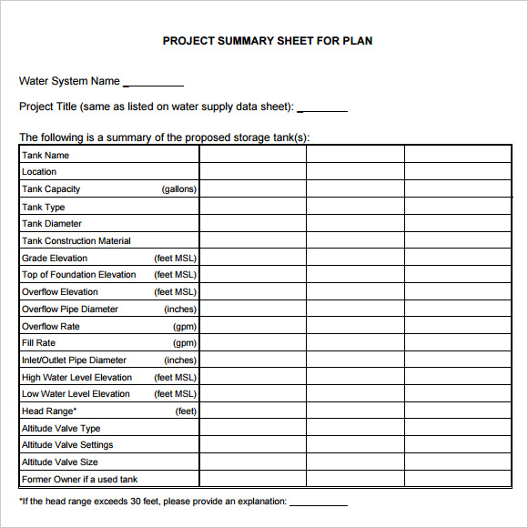 FREE 8 Sample Project Sheet Templates In Google Docs MS Word Pages 
