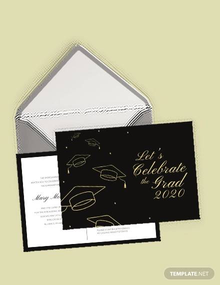 FREE 9 Sample Graduation Card Templates In AI MS Word Pages PSD 