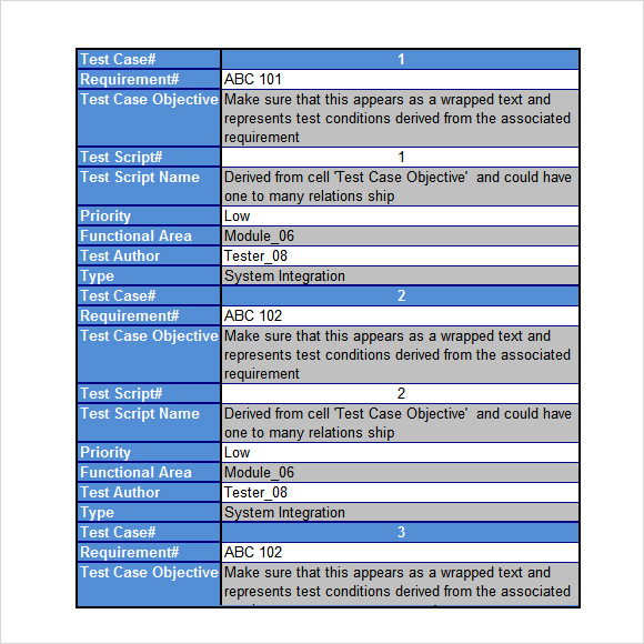 FREE 9 Useful Test Case Templates In PDF MS Word Excel