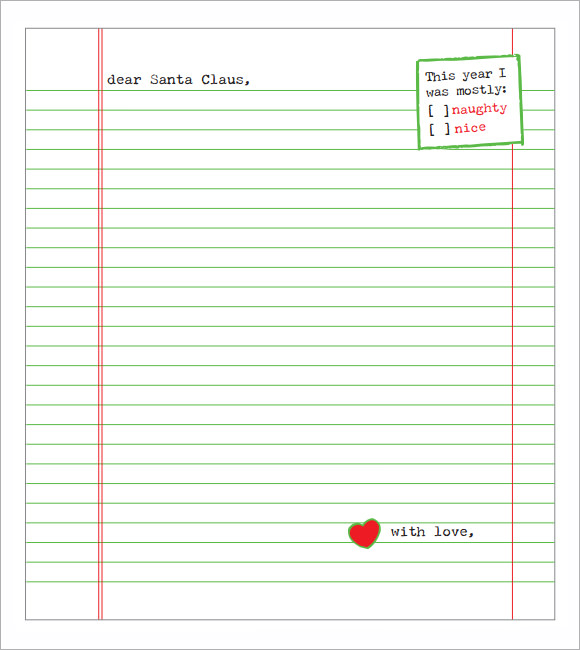 FREE 7 Attractive Sample Santa Letter Templates In PDF MS Word FREE 7 Attractive Sample Santa Letter Templates In PDF MS Word
