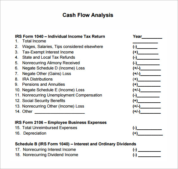 FREE 13 Sample Cash Flow Statement Templates In PDF MS Word