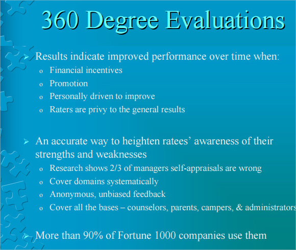 FREE 6 Sample 360 Evaluations In MS Word PDF