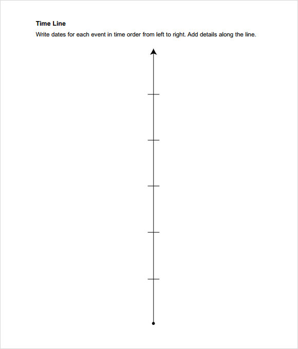 FREE 10 Sample Blank Timeline Templates In PDF MS Word Google Docs