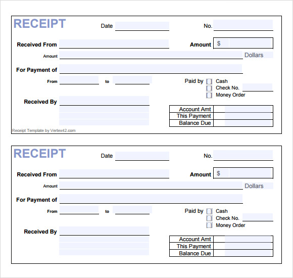 Microsoft Word Receipt Template Free Download Maztechnologies