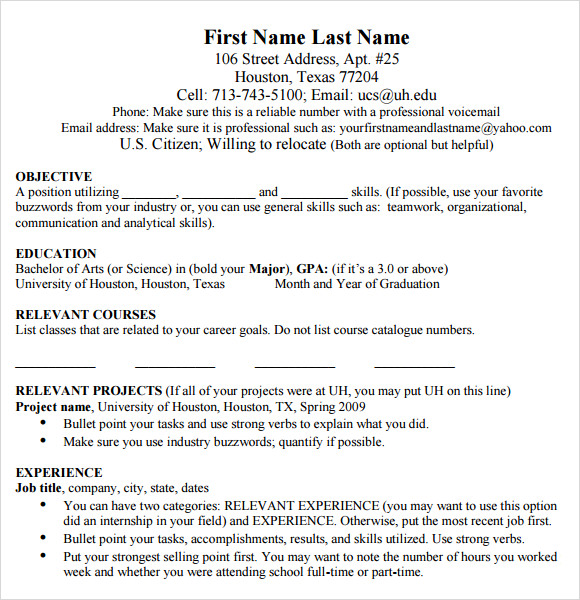 10 MBA Resume Templates Free Samples Examples Format Sample 