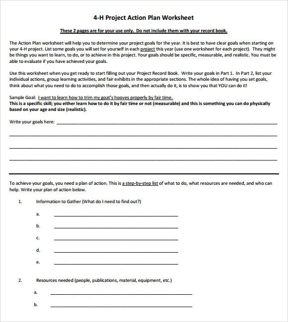 10+ Sample Action Plans | Sample Templates