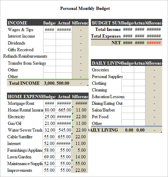 8 Spreadsheet Templates Excel Templates