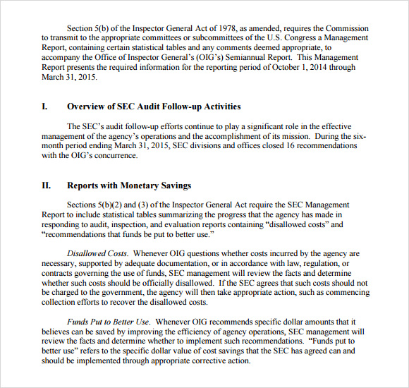 Operations Management Report Sample HQ Printable Documents